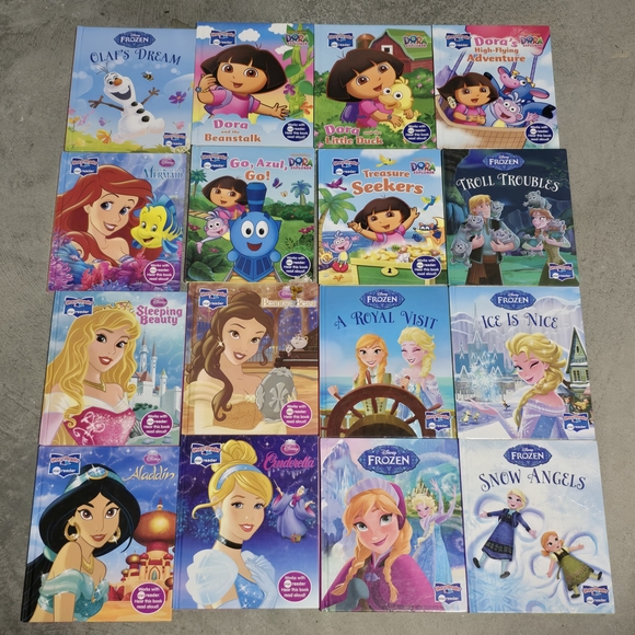 Disney | Toys | Disney Princess Frozen And Dora Storybook Collection ...